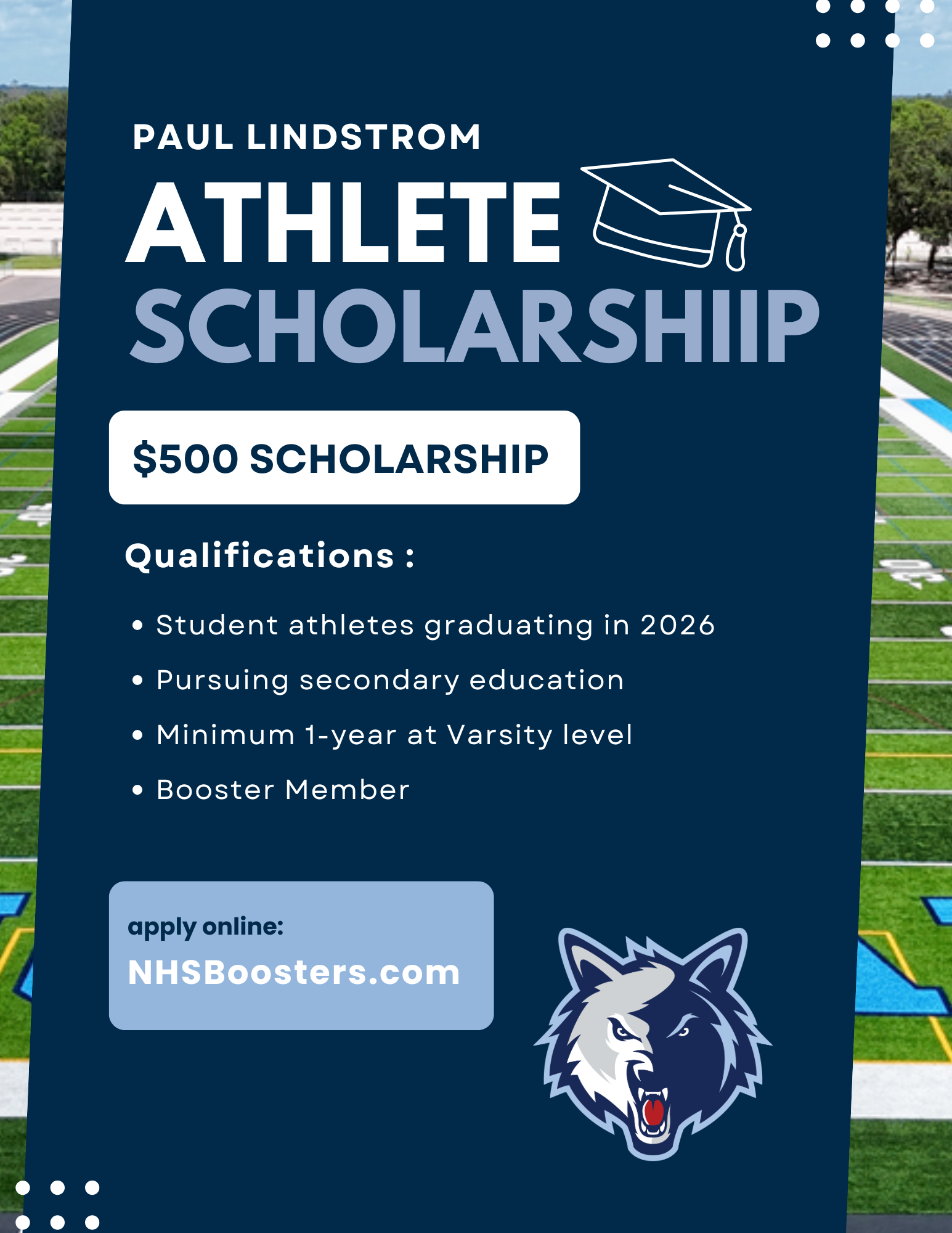 The Paul Lindstrom Student Athlete Scholarship - Newsome High School ...